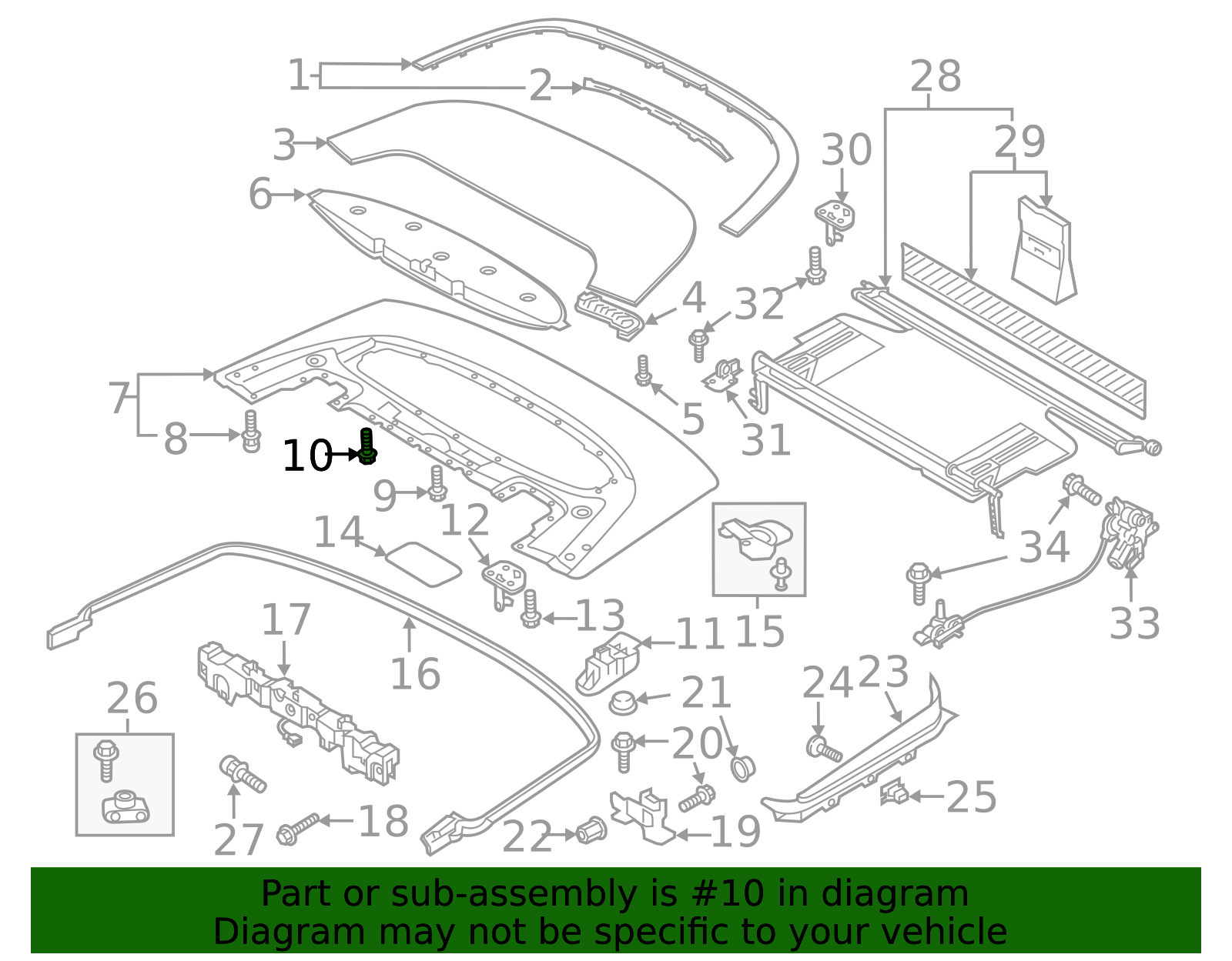 N-911-768-01 - Handle Base Bolt 2018-2024 Audi | Audi OEM Parts