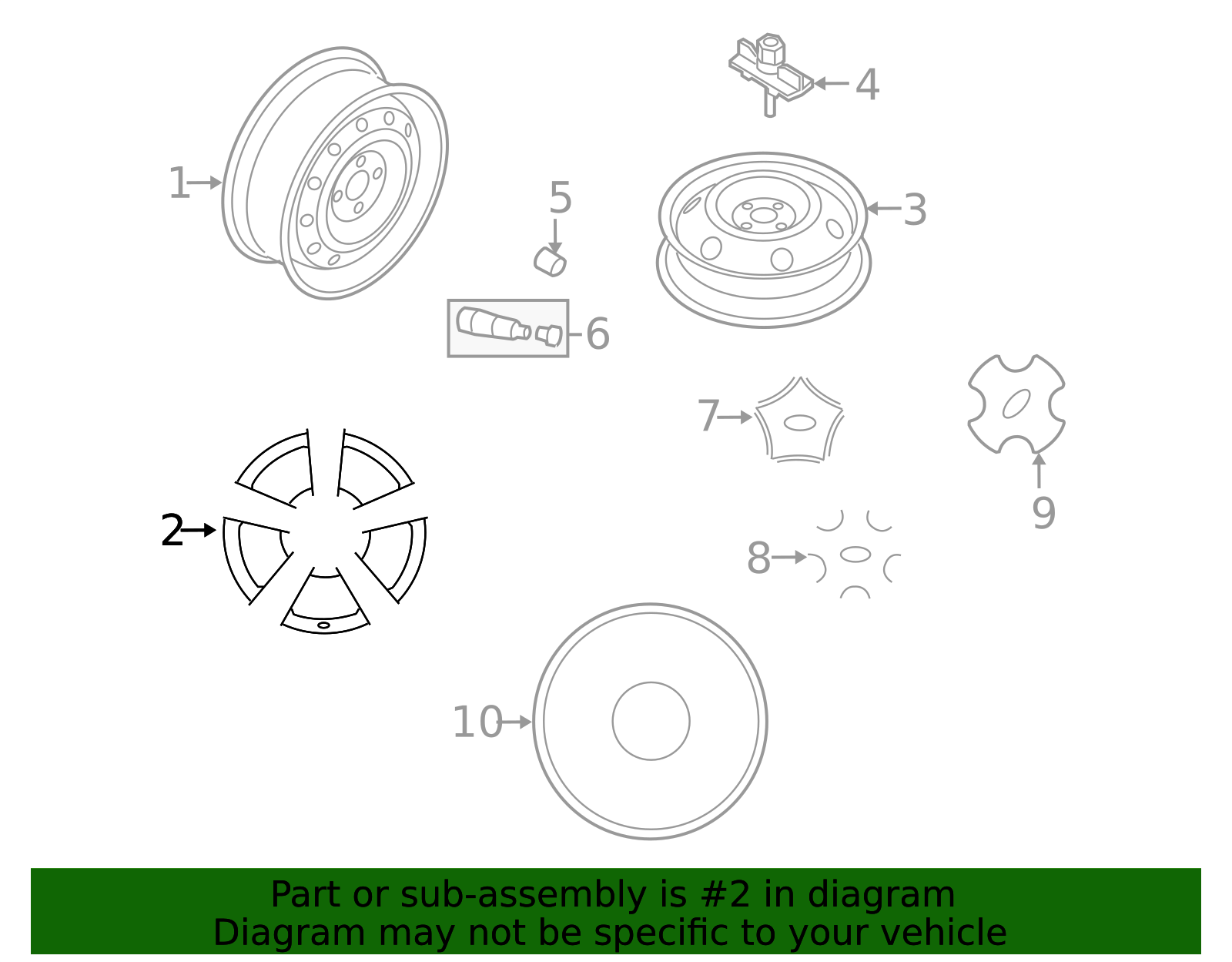52910-1G200 - Wheel, Alloy 2006-2007 Kia | Kia.Parts Store
