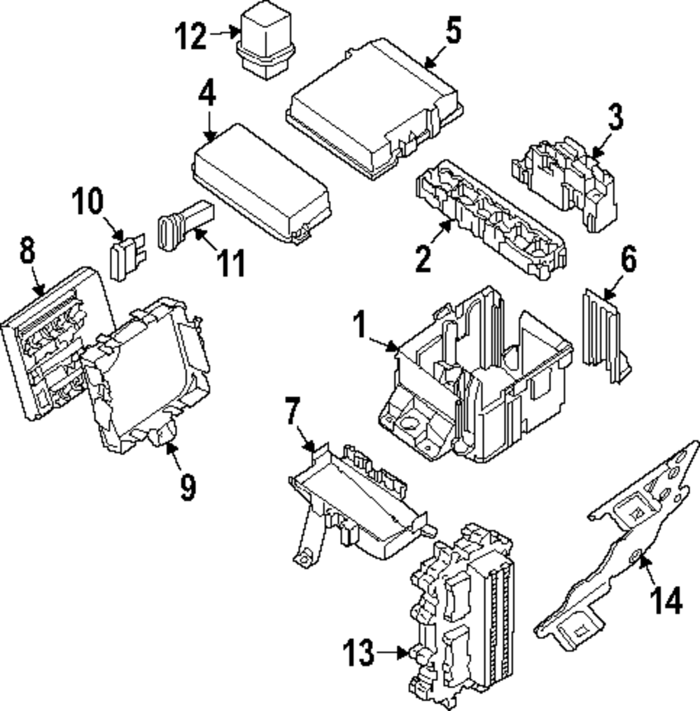 2024-2025 Nissan Frontier Relay Cover 24382-6FL1B | Temecula Nissan Parts