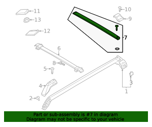 2021-2024 Ford Bronco Cross Bar M2DZ-7855107-AA | Varsity Ford