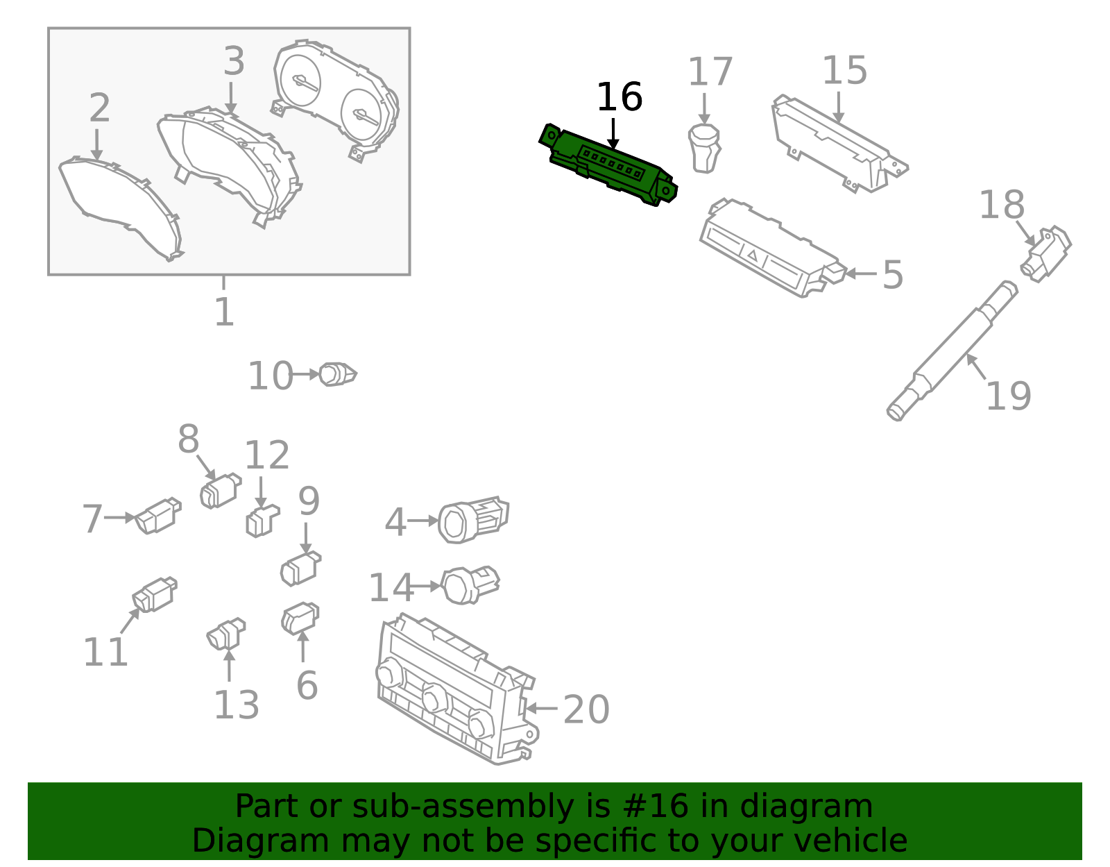 85301XC01A - 2021-2023 Subaru Ascent - Control Module | Subaru Parts HQ