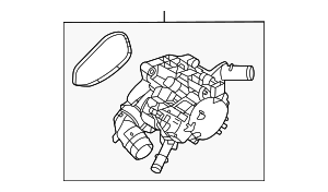 Hyundai - 25600-2J110 - Engine Coolant Control Valve - 2021-2025 ...