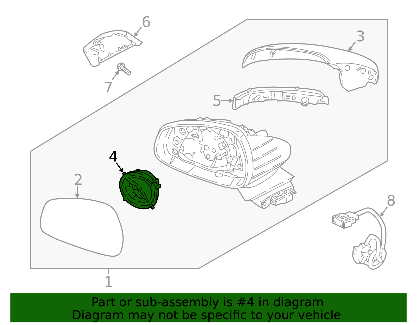 87622-3R000 - Actuator 2018-2021 Kia Stinger | Kia.Parts Store