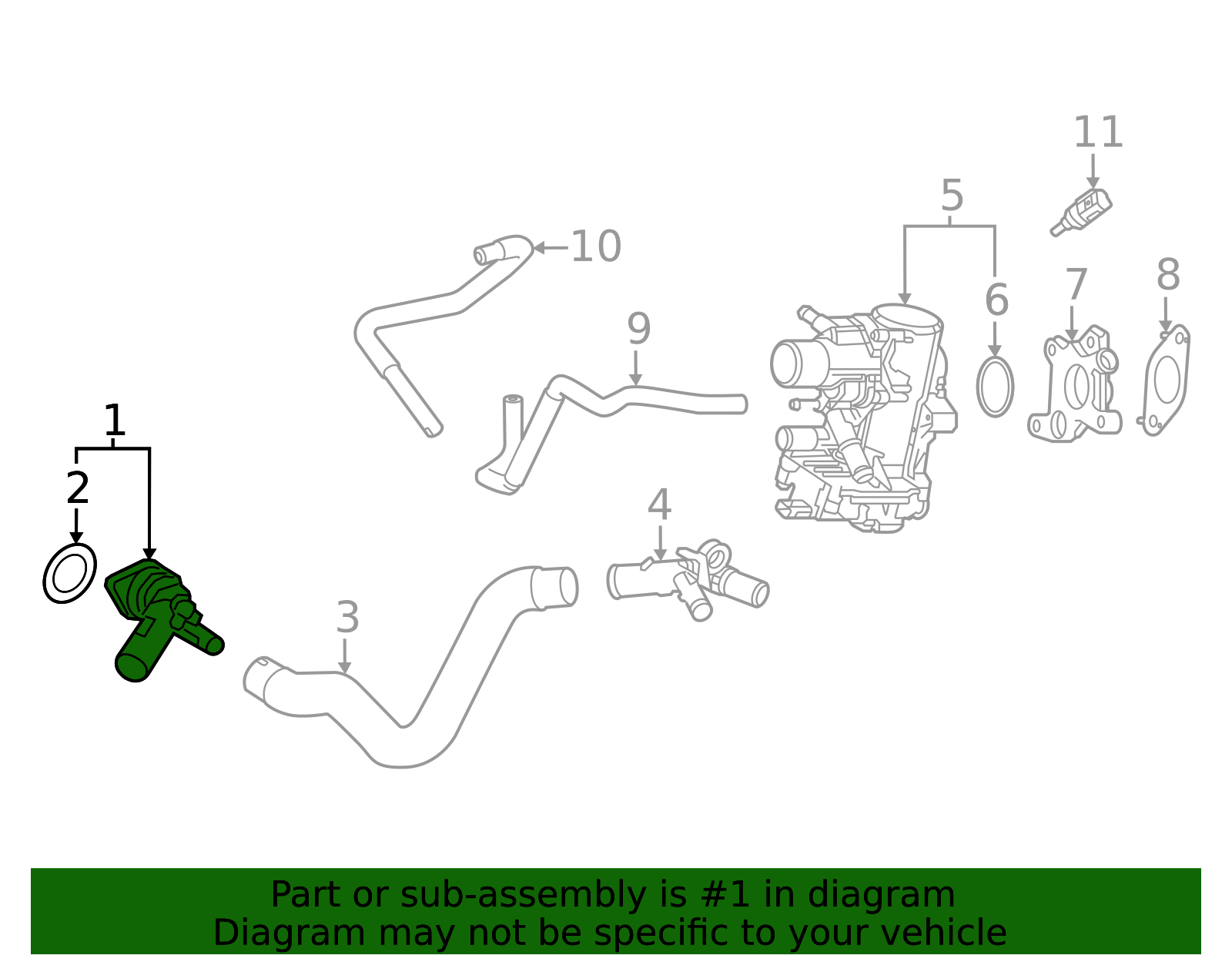 16031-F0040 - High-Quality Engine Coolant Thermostat Housing for 2022 ...