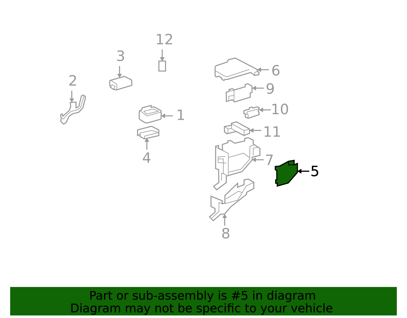 2011-2013 Toyota Highlander Junction Block 82720-48140 | Toyota Parts ...