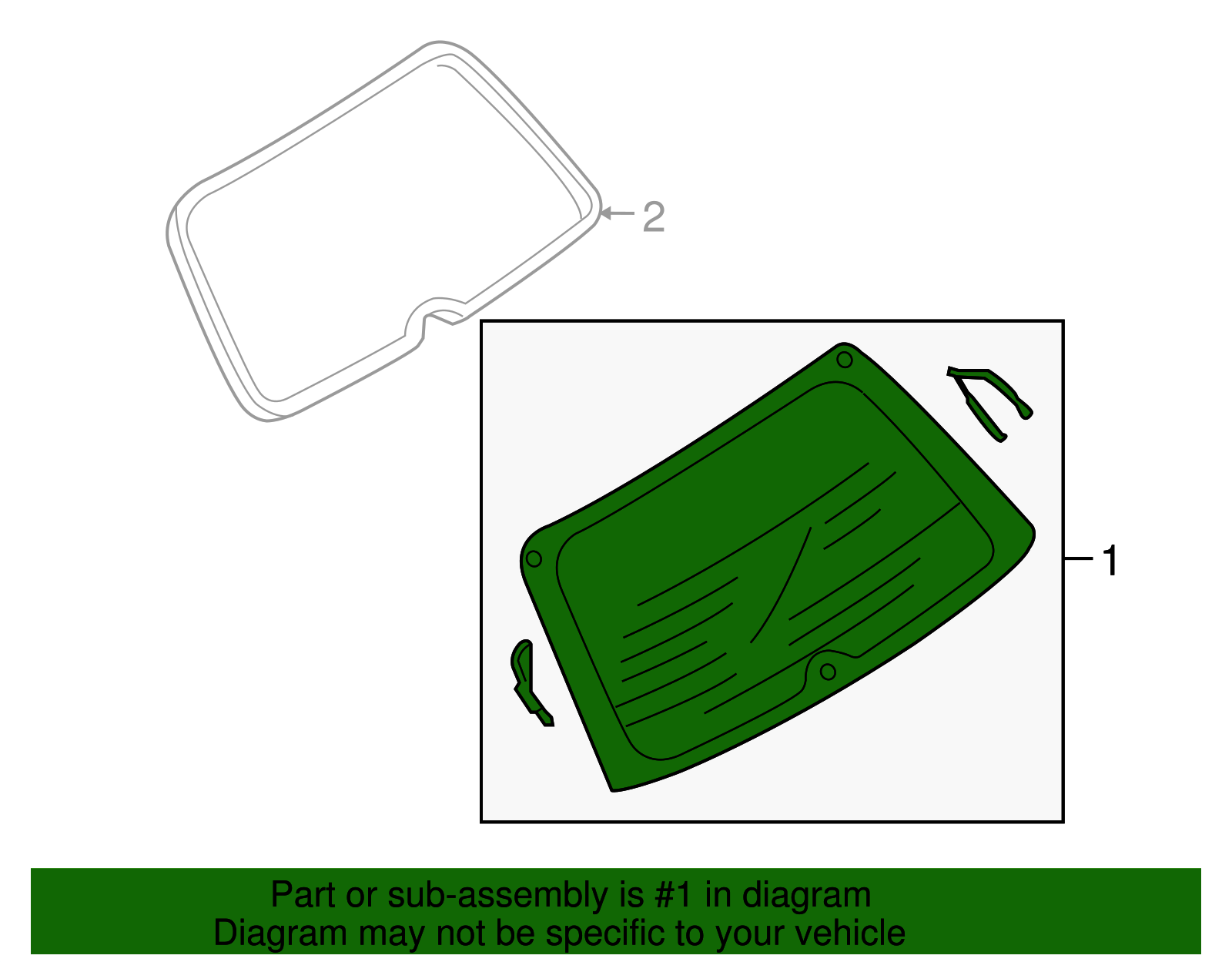 BP4K-63-930C - Glass Assembly 2004-2009 Mazda 3 | Florida Mazda Parts
