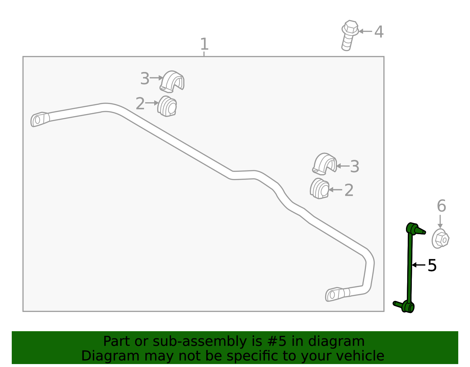 54830-C5000 - Stabilizer Link 2016-2025 Kia | Kia.Parts Store
