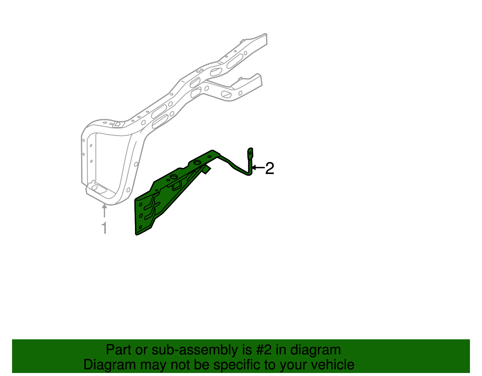 2011-2016 Ford OEM NEW 2011-2016 Ford F250 F350 Inner Reinforced ...