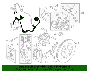 Brake Hydraulic Hose PR3Z-2282-E | OEM Parts Online