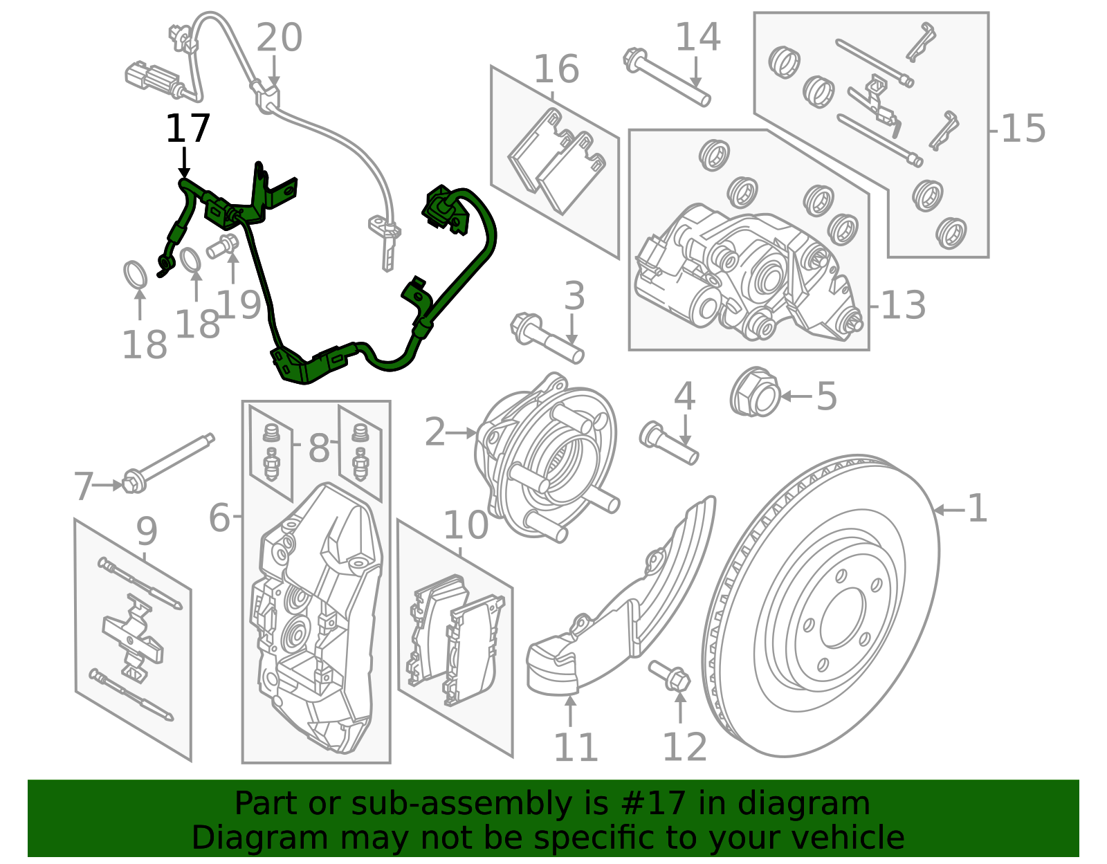 2024-2025 Ford Mustang Motorcraft™ Brake Hydraulic Hose BRHR-337 | OEM ...