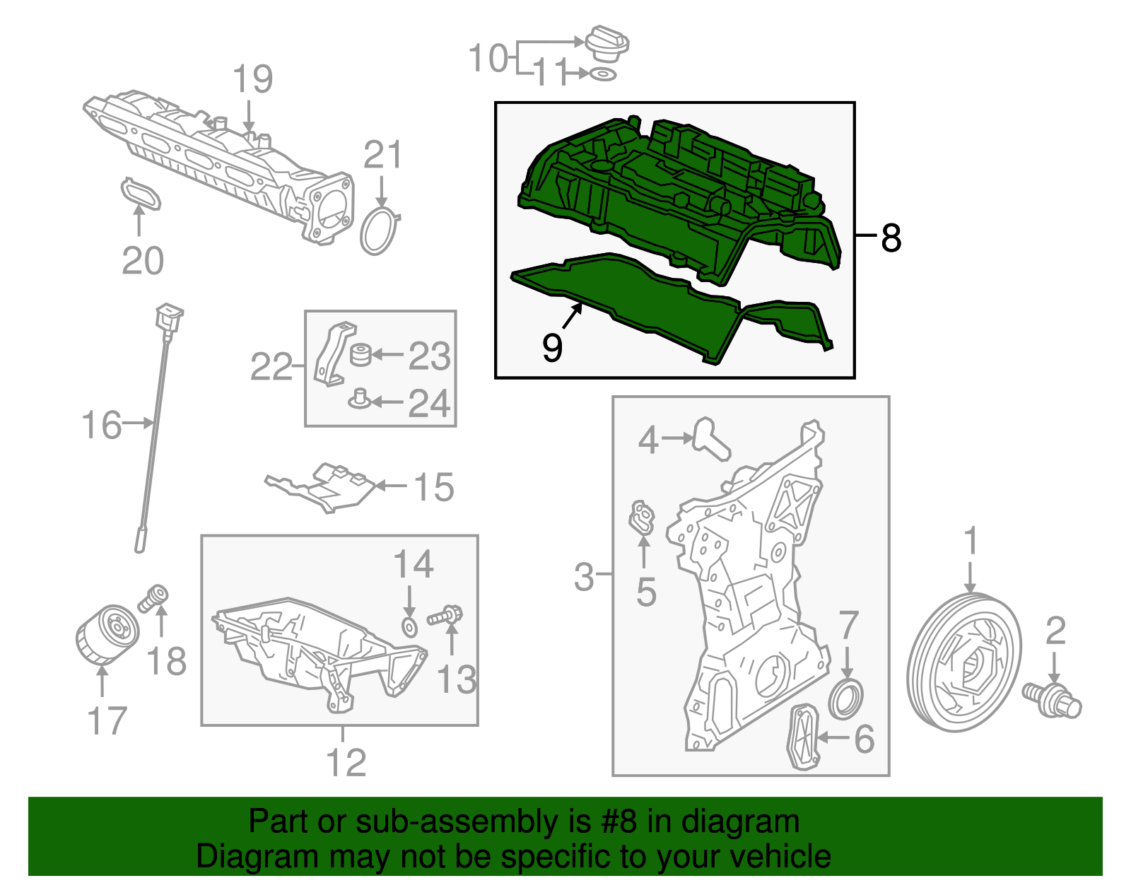 12310-5BA-A01 - Valve Cover 2016-2025 Honda | Honda Parts Online