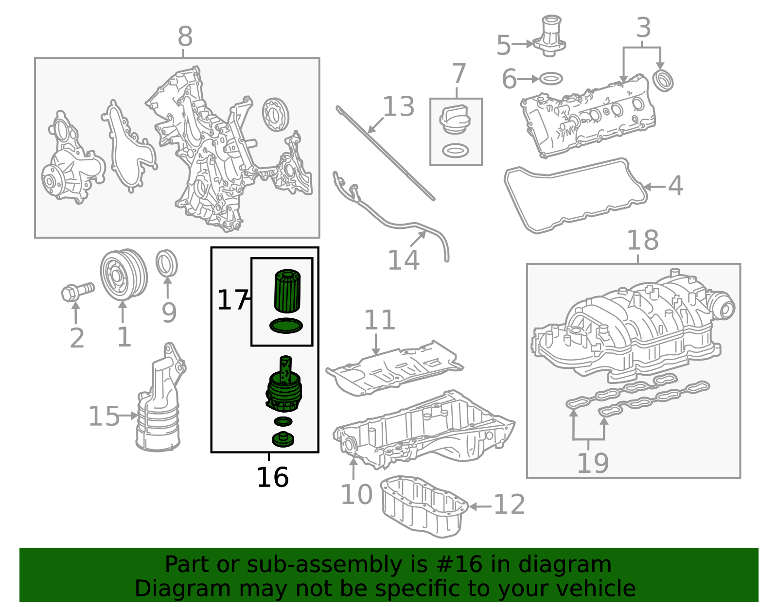 15650-0S010 - High-Quality Cap Assembly, Oil Filter With Element for ...