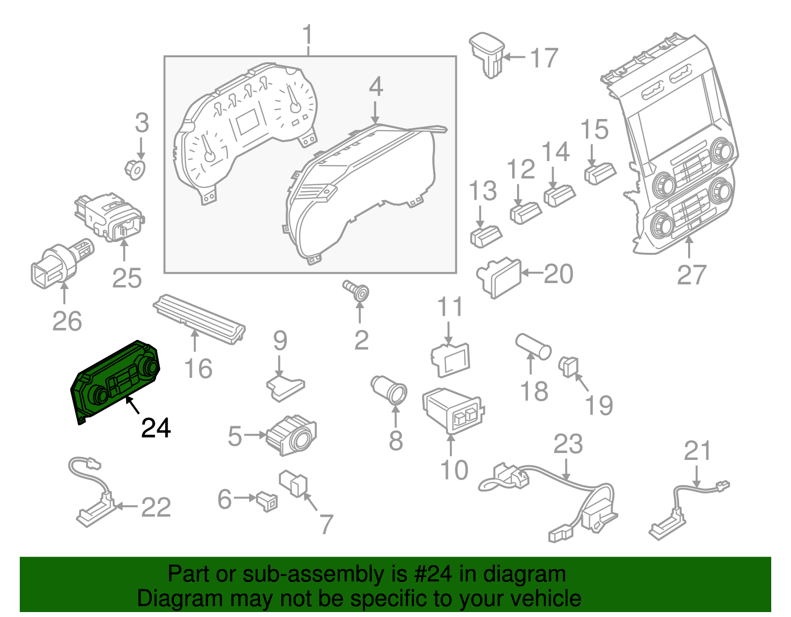2017-2022 Ford Heater Control HC3Z-19980-B | OEM Parts Online