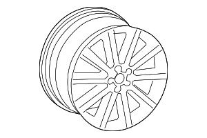 4G8-601-025-AF - Wheel, Alloy 2012-2018 Audi | Audi OEM Parts Guy