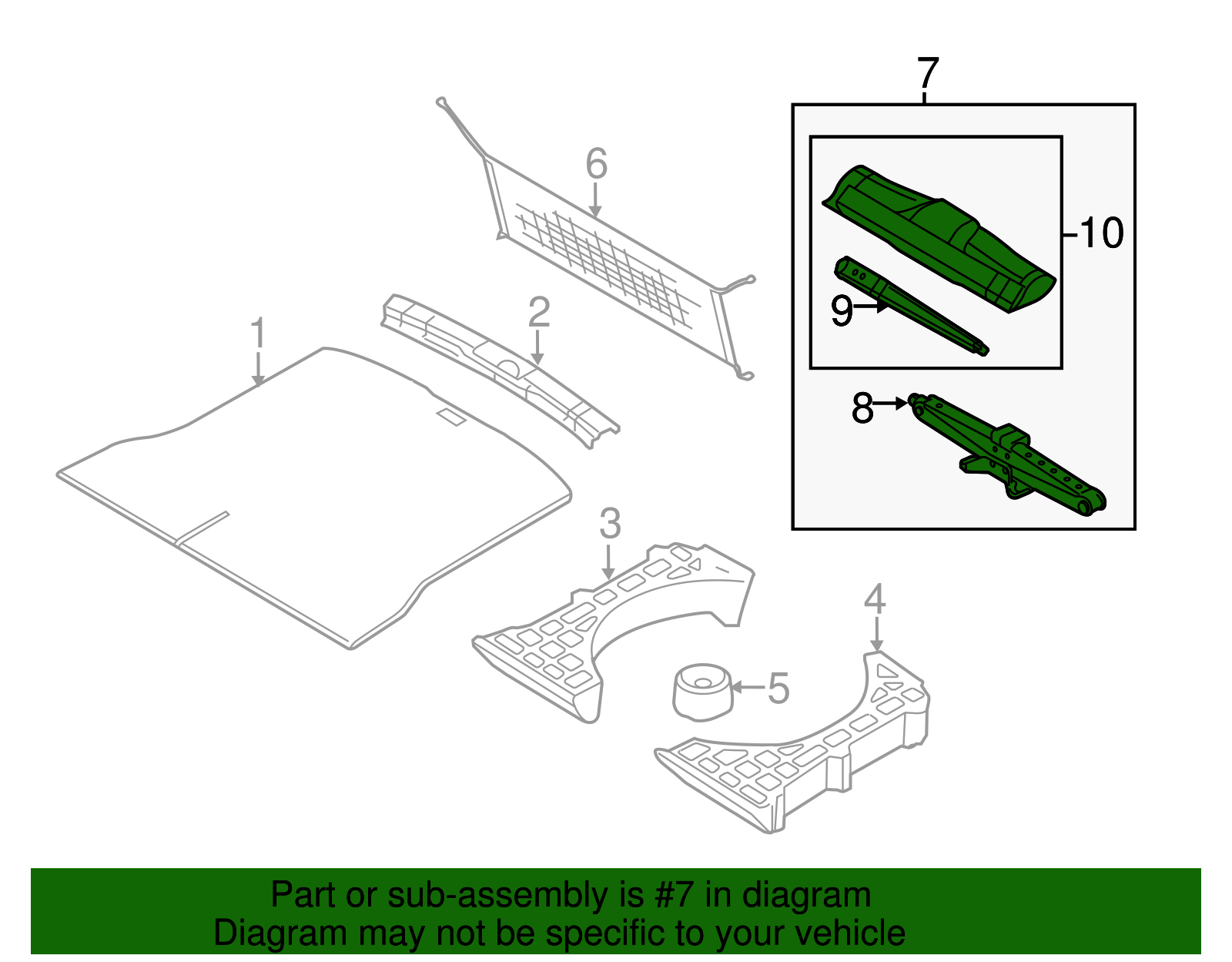 2007-2015 Ford | Jack Assembly | CT4Z-17080-B | Walls' Ford Parts