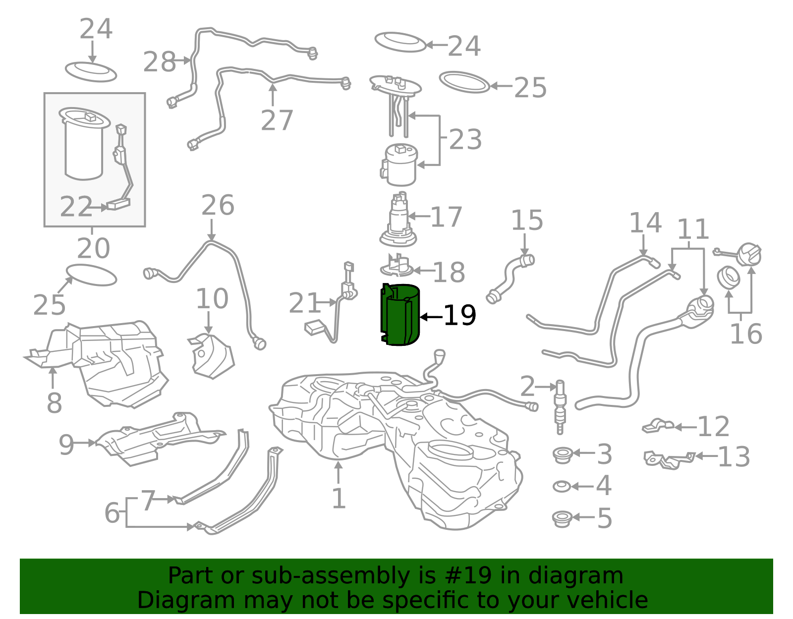 77131-30063 - High-Quality Fuel Pump Housing for 2013-2025 Lexus ...