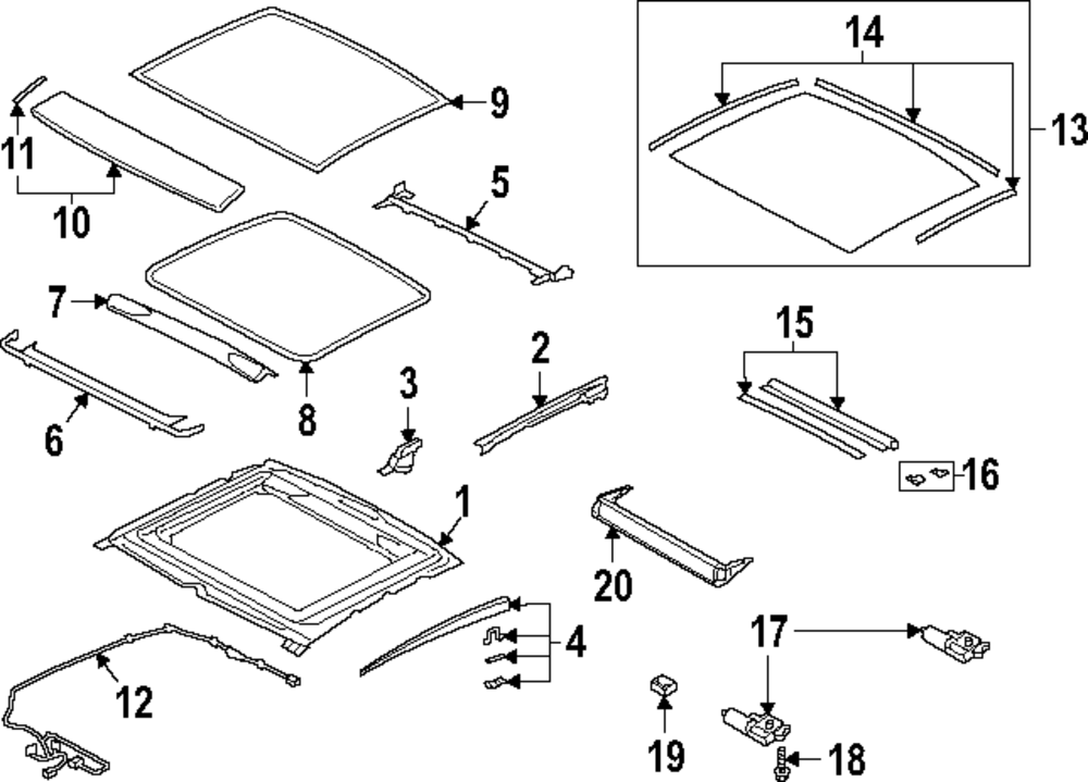 17A-877-055-9B9 - Volkswagen Front Glass 2019-2025 Volkswagen Jetta ...