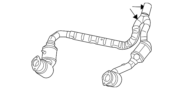 2007-2009 Jeep Wrangler Catalytic Converter 52059930AH | Mopar Parts Canada