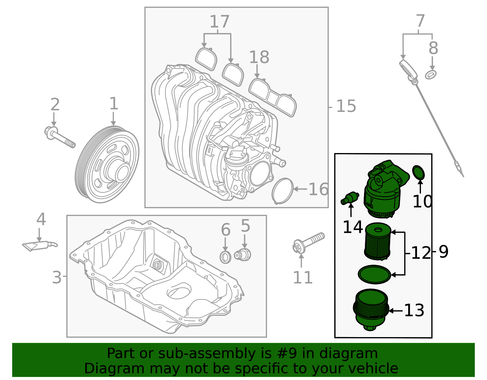 2020-2023 Kia Rio | Filter Housing | 26300-2M000 | Kia Auto Parts