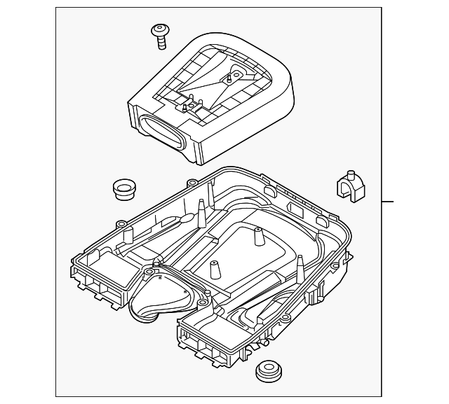 4M0-133-835-E - Air Cleaner Assembly 2019-2020 Audi Q8 | Audi OEM Parts