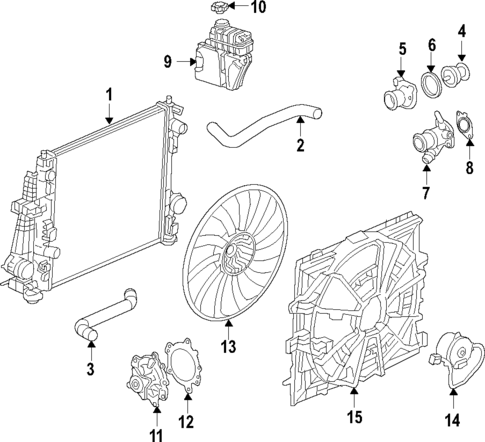 Cooling System for 2025 Cadillac CT4 | GMPartsDirect.com