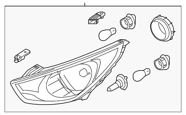 2014-2015 Hyundai Tucson Composite Assembly 92101-2S640 | World OEM ...