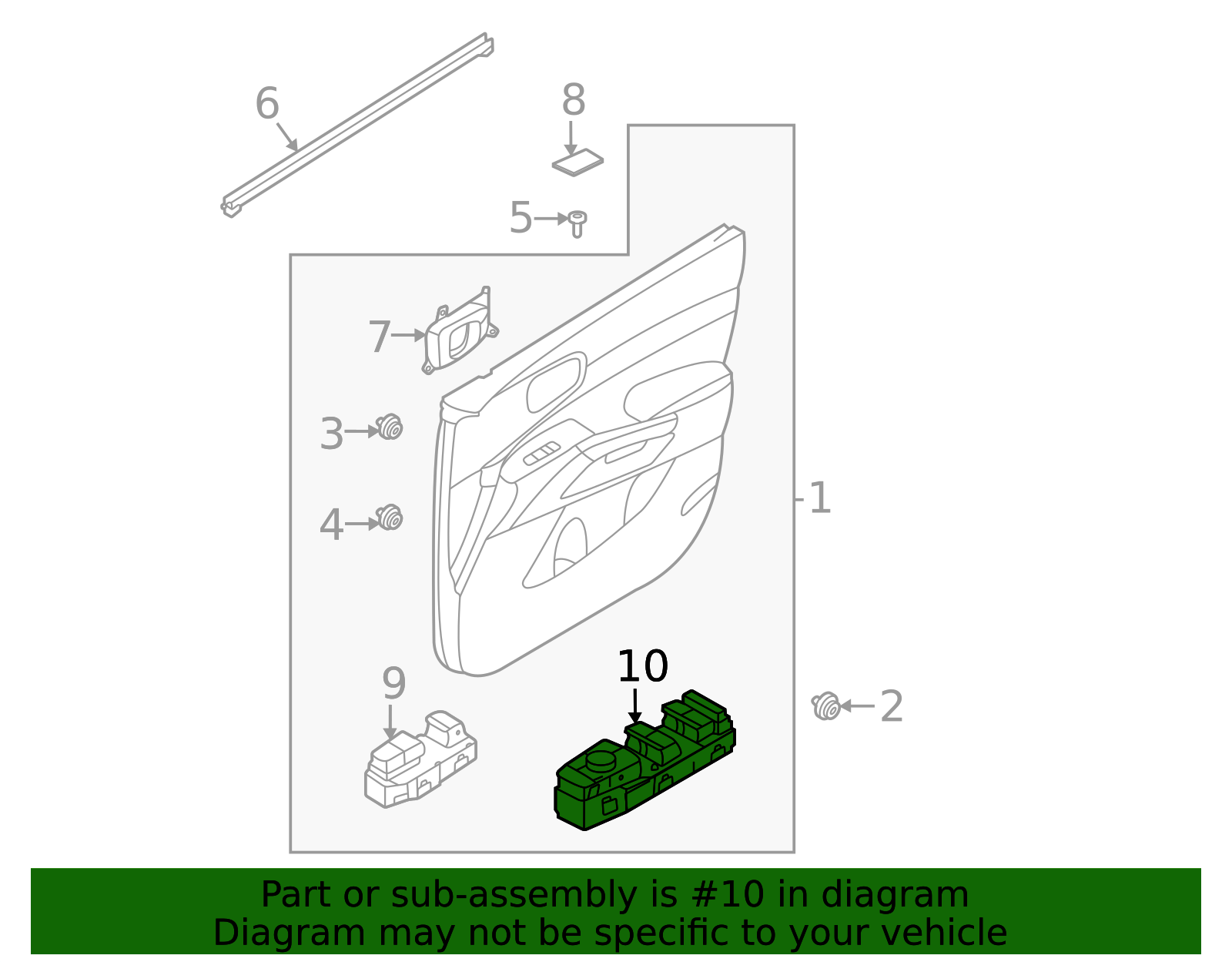2021-2025 Kia Sorento Switch Assembly 93571-P2420 | QuirkParts