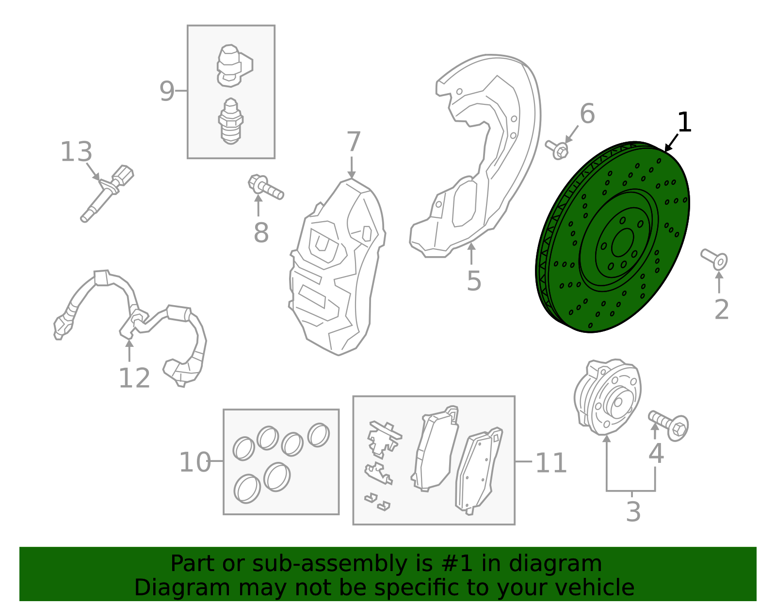 2018-2025 Volvo Disc Brake Rotor Front 32217561 | TascaParts.com