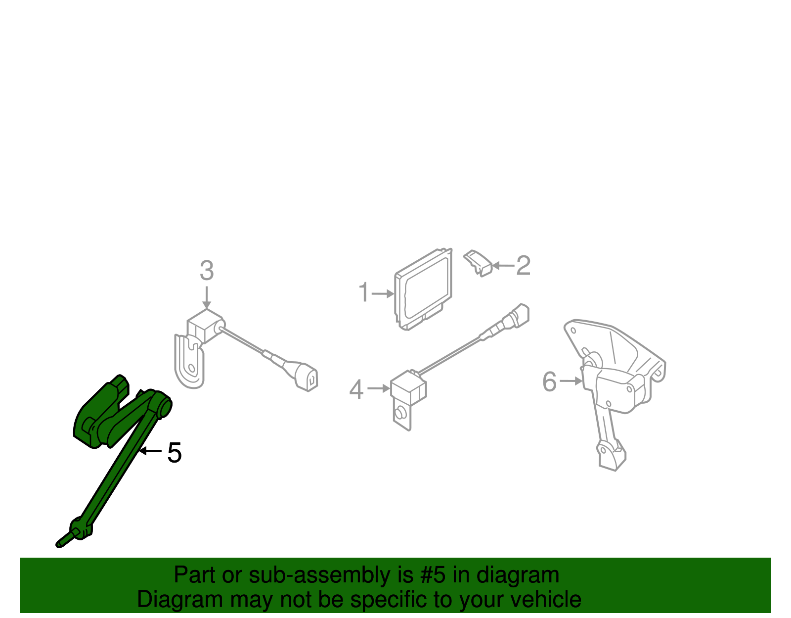 2004-2006 Volkswagen Phaeton Link Assembly 3D0-941-285-E | VW Direct ...