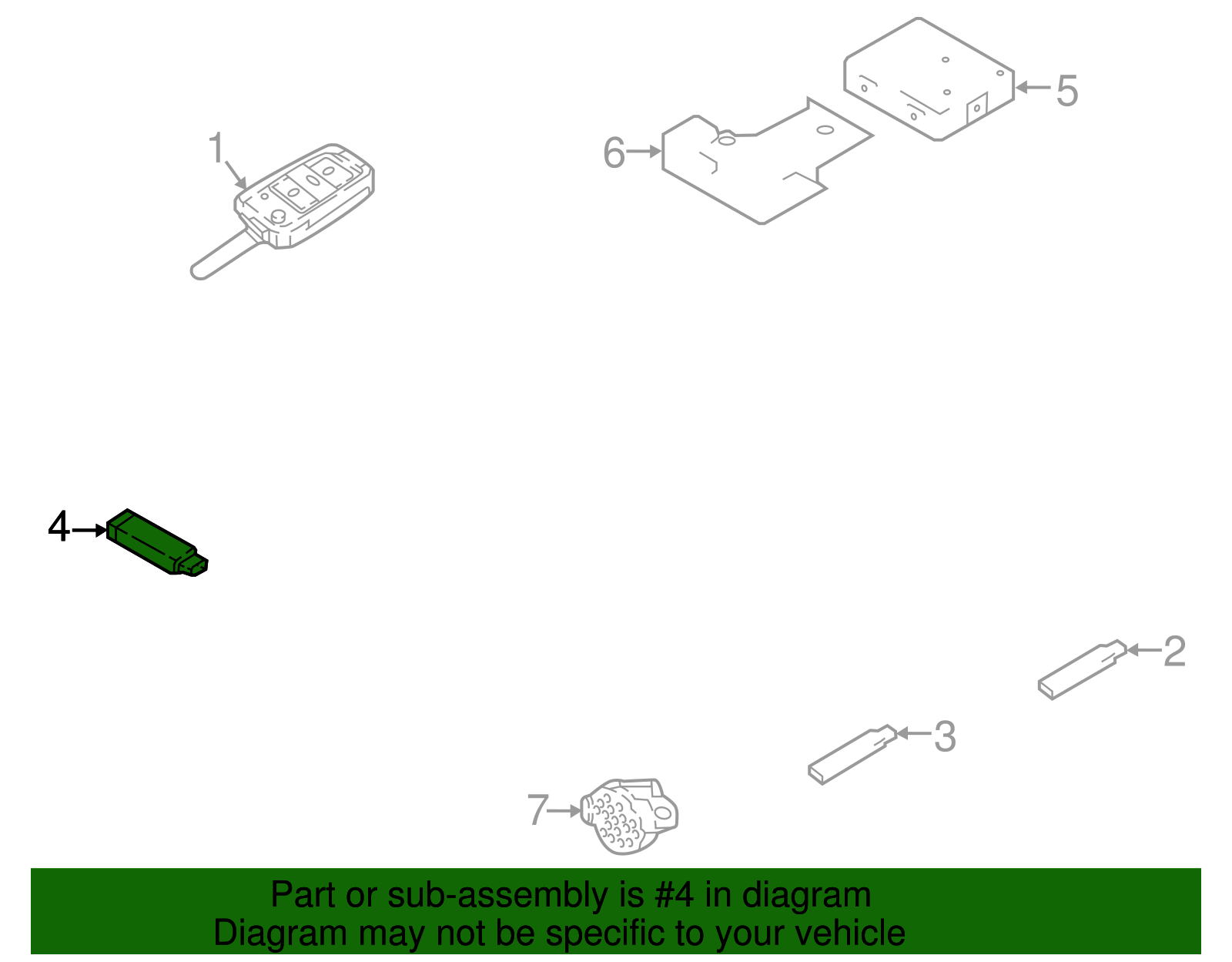 2015-2025 Volkswagen Antenna 5Q0-962-131 | VW Direct Auto Parts
