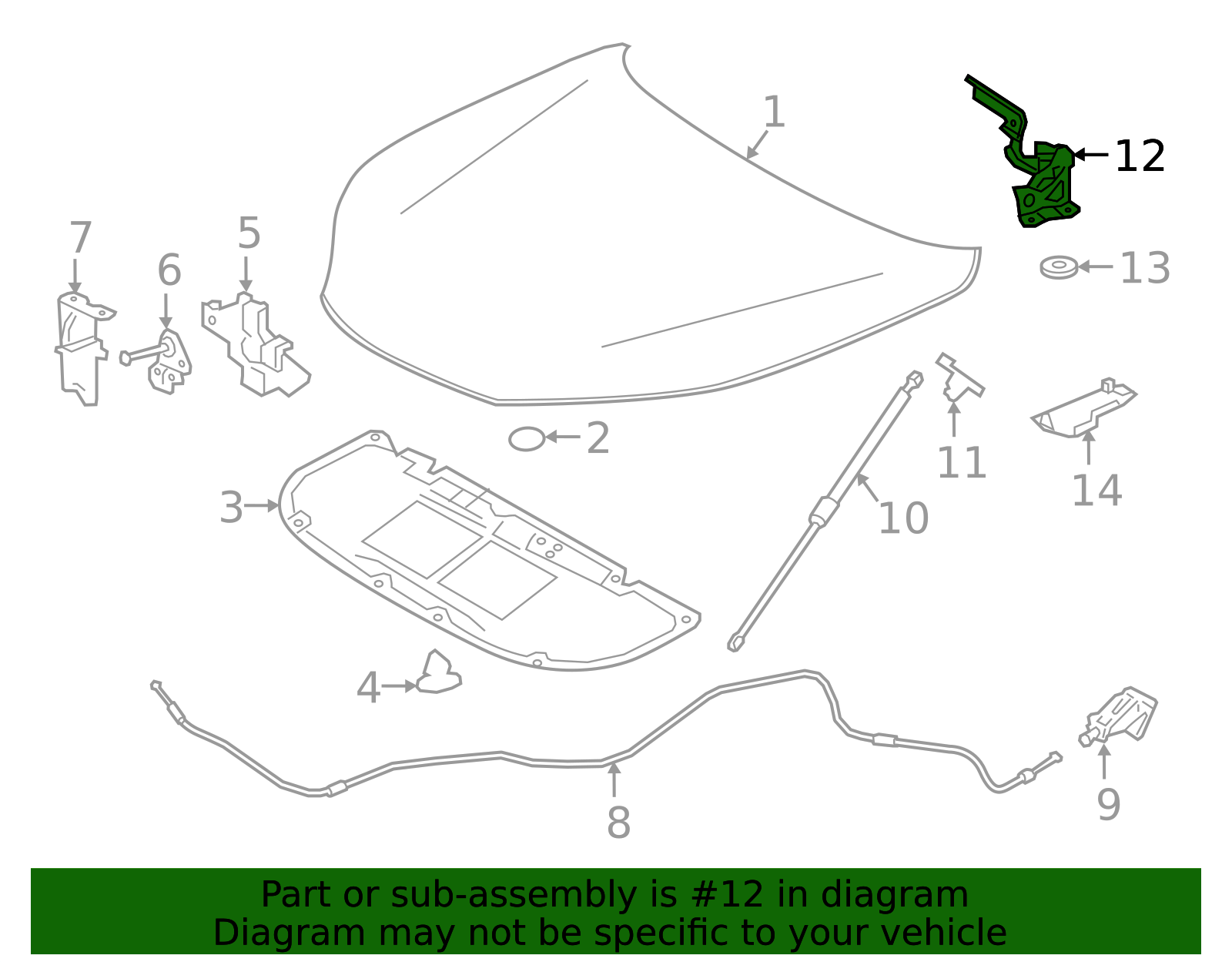 53420-78030 - High-Quality Hinge for 2015-2021 Lexus | AutoNation Parts