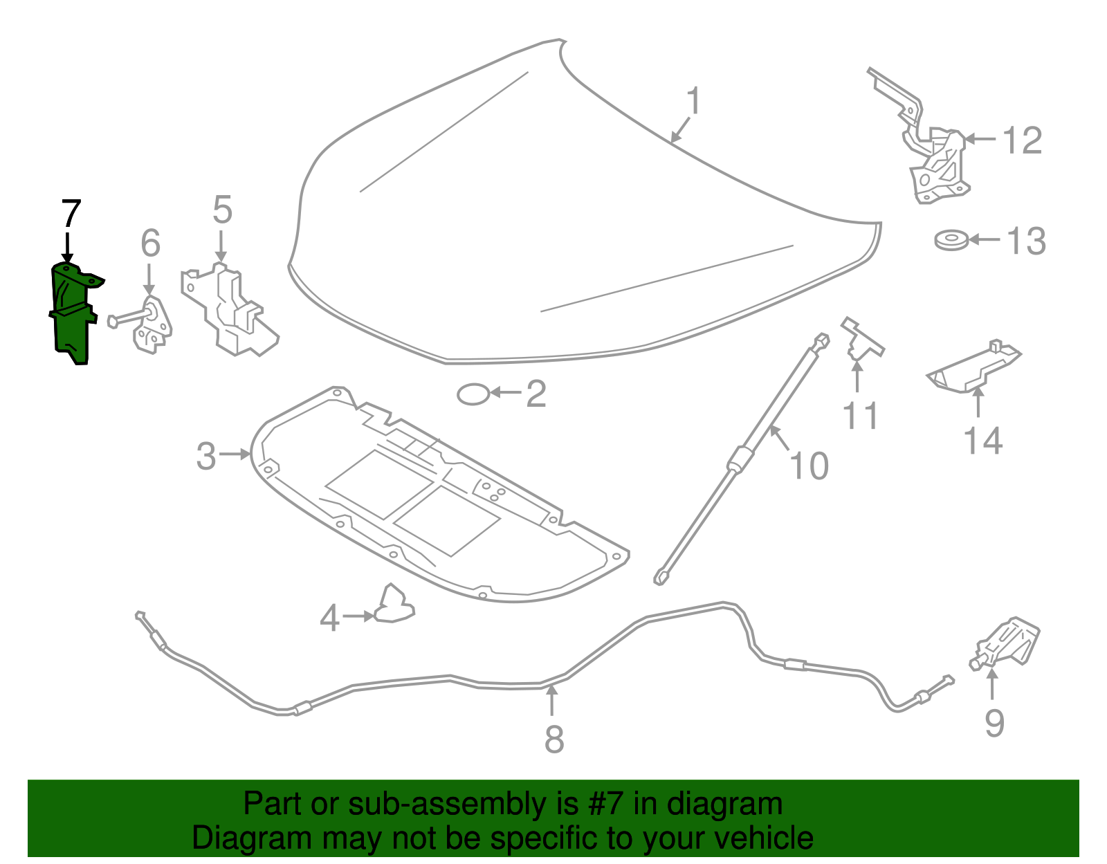 53550-78010 - High-Quality Hood Safety Catch for 2015-2021 Lexus ...