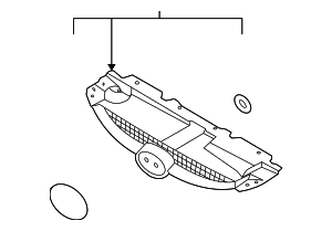 2010-2015 Hyundai Tucson Upper Grille 86350-2S100-DS | QuirkParts