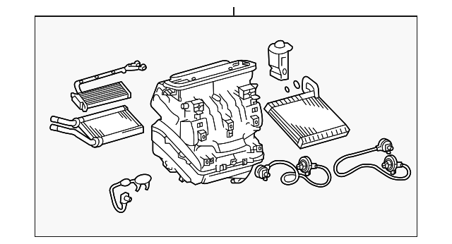 2009-2013 Toyota AC & Heater Assembly 87050-02B70 | American Toyota Parts