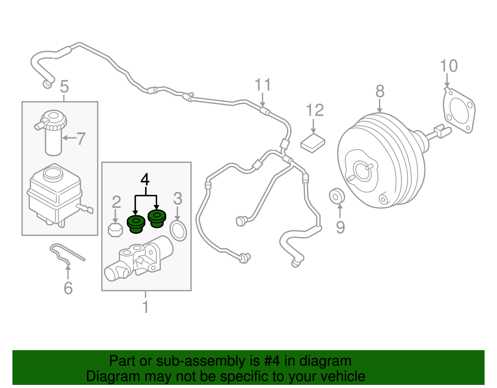 Genuine BMW 34-31-1-163-464 | Master Cylinder Plug | FREE Shipping on ...
