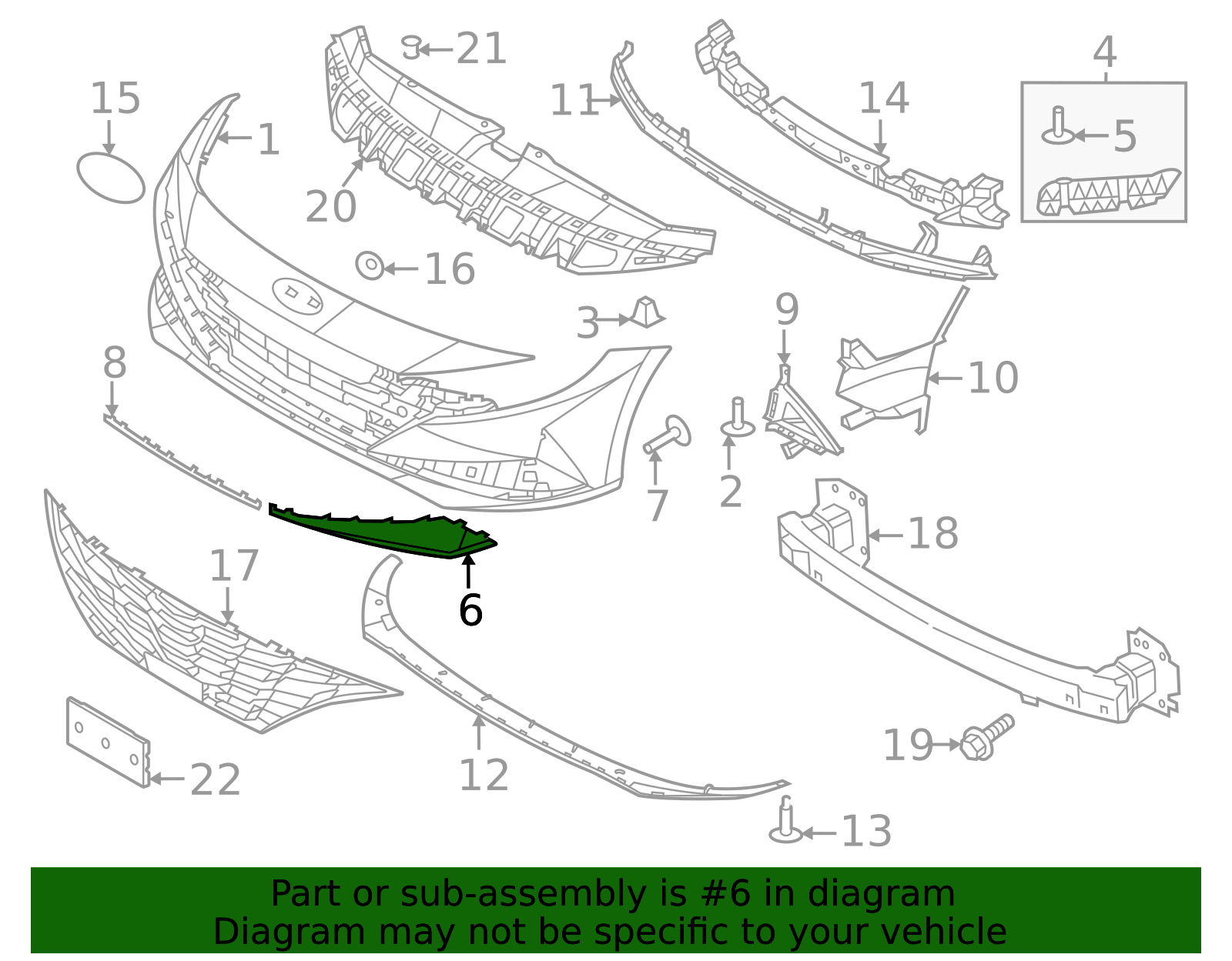 Hyundai - 86593-AB000 - Outer Molding - 2021-2023 Hyundai Elantra | OEM ...