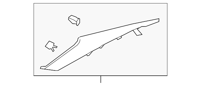 2018-2024 Audi Upper Quarter Trim 8W6-867-288-A-1OK | Audi OEM Parts Guy