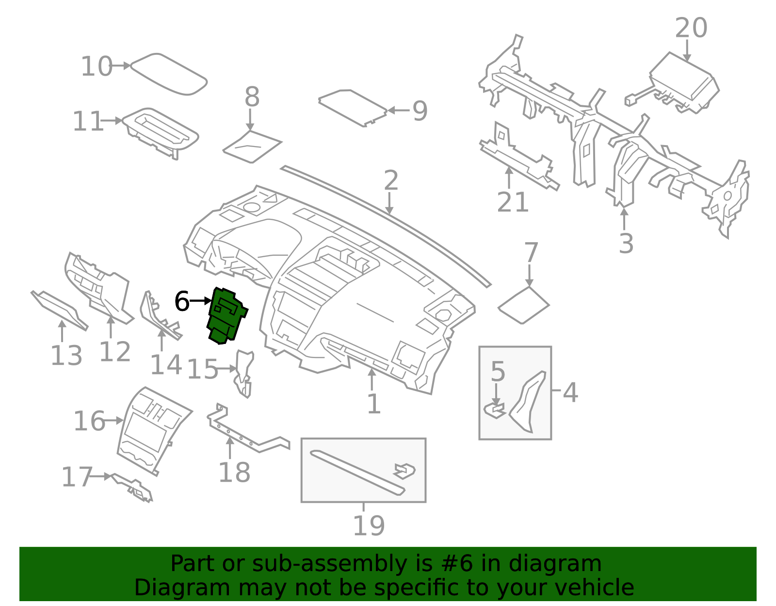 66203VA000 - Reinforced Bracket 2015-2017 Subaru | Subaru Parts Exchange