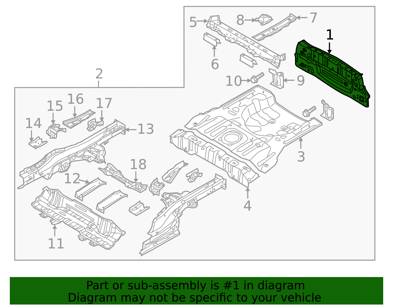 65910-B2300 - Rear Body Panel 2014-2016 Kia | Kia.Parts Store