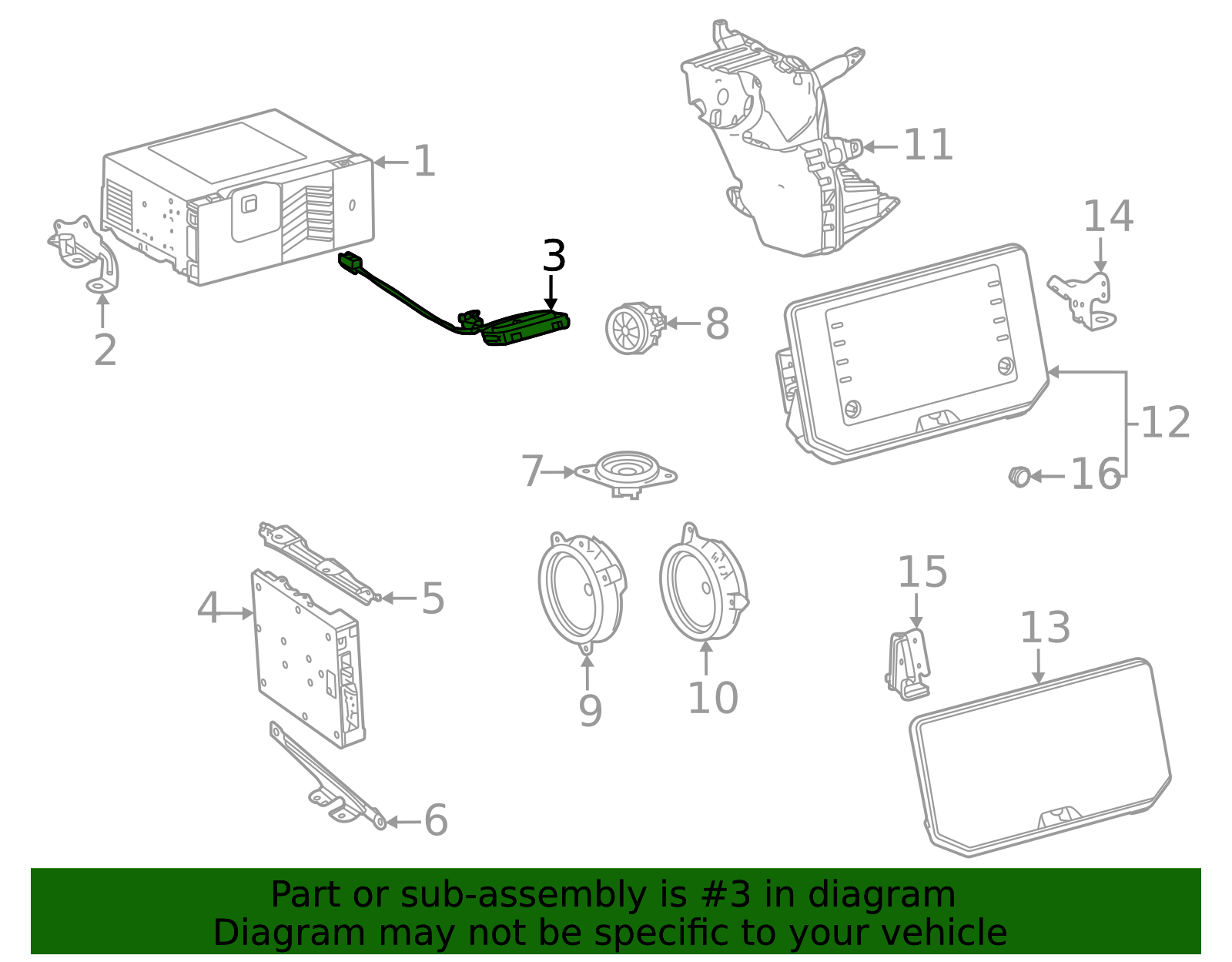 2021-2022 Toyota Venza Antenna Cable 86101-4D170 | Toyota Parts Center