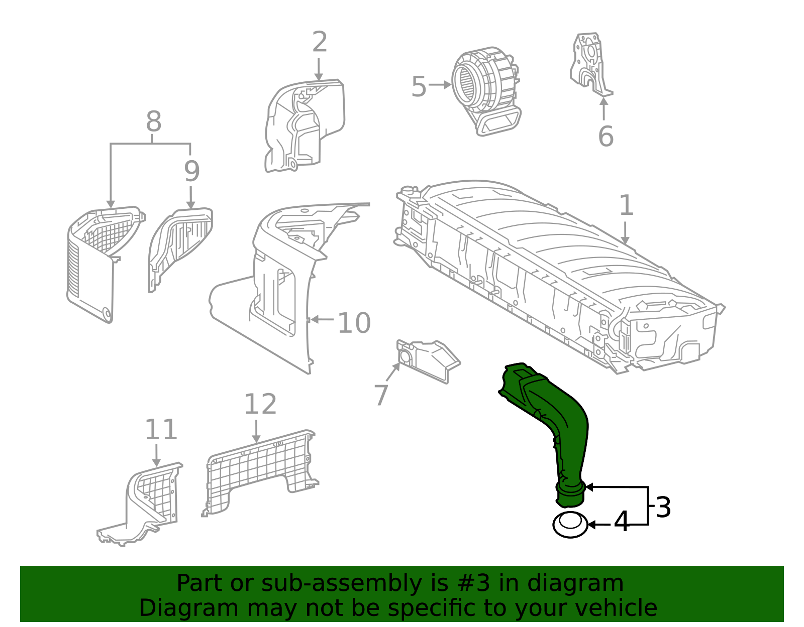 G9290-42010 - Exhaust Duct - 2020-2025 Toyota | OEM Genuine Toyota Parts