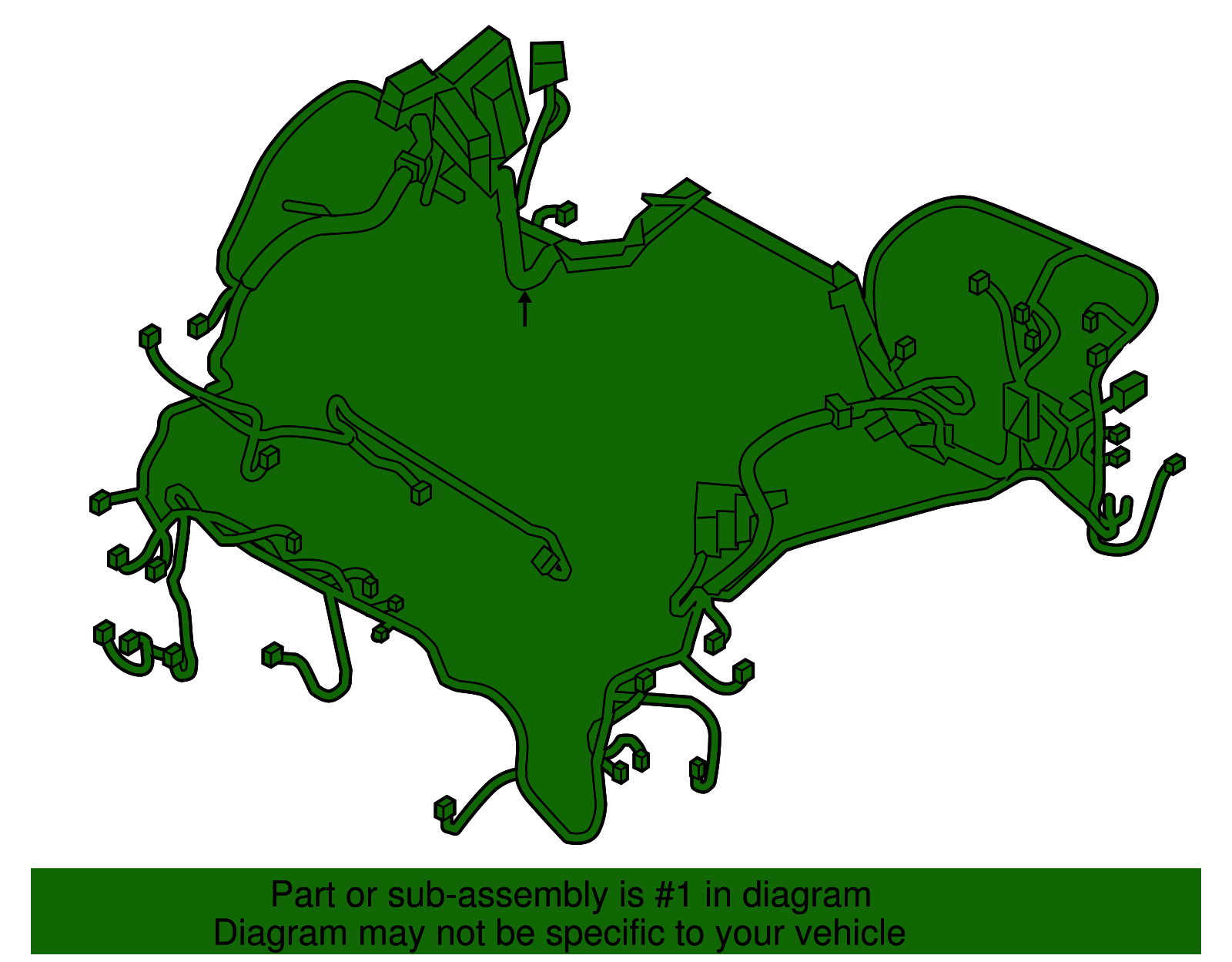 2013-2020 Nissan 370Z Engine Harness 24012-3GY0B | Team Nissan Inc.