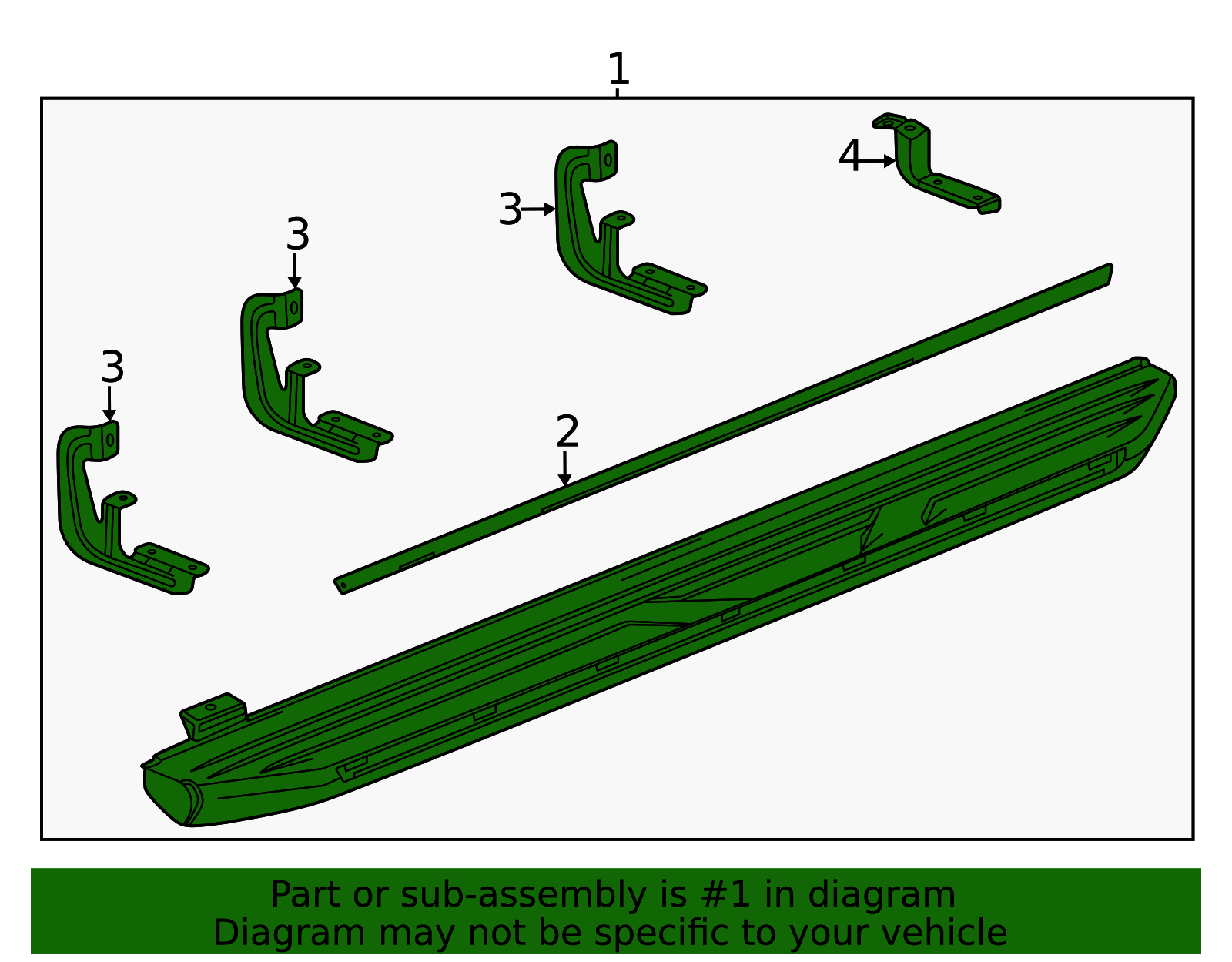 2021-2024 GM Black Passenger Side Assist Step 84809513 GM ...