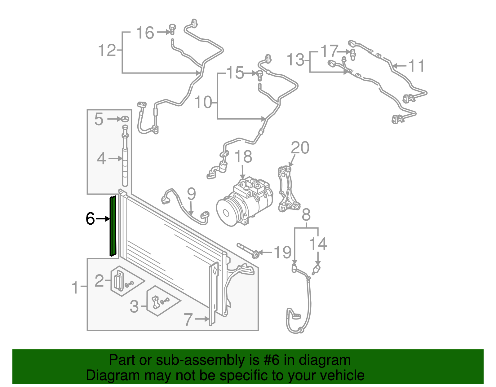 7L0-820-131 - Side Seal 2004-2010 Volkswagen Touareg | Wolfsburg Parts ...
