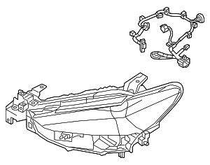 2018-2021 Mazda 6 Composite Headlamp GRF8-51-041B | OEM Parts Online