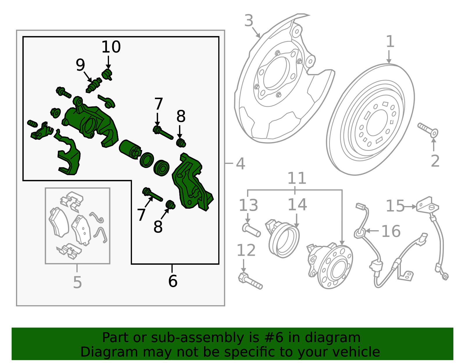 Caliper 58311-K2A30 | MotorMotor