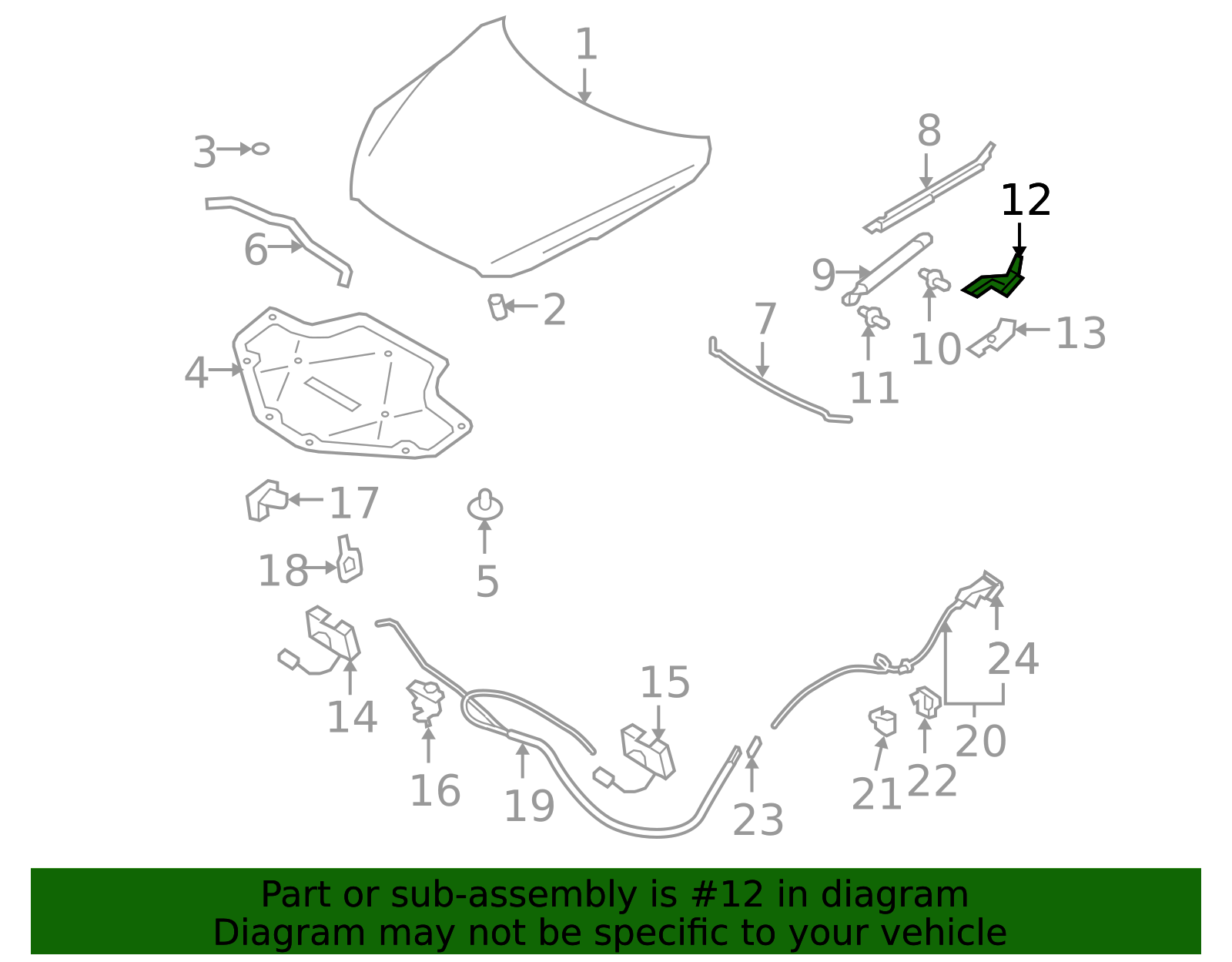 Hood Hinge - OEM Structural Support for INFINITI | AutoNation Parts