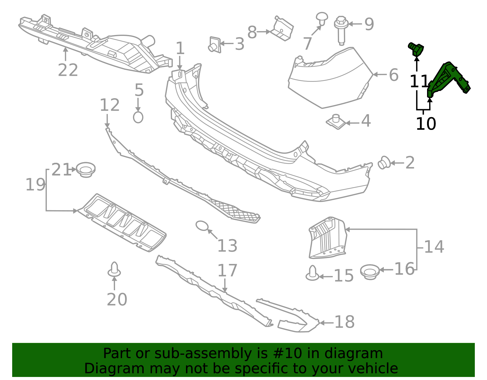 86651-P1000 - Side Bracket 2023-2025 Kia Sportage | Kia.Parts Store