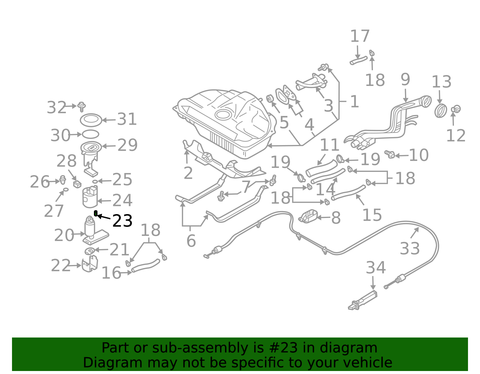 17044-4M405 - Fuel Pump Packing 2000-2002 Nissan Sentra | Official ...