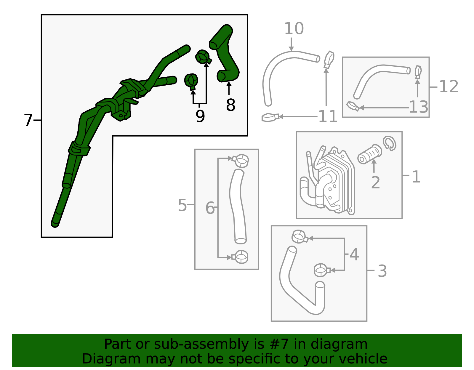 Hyundai - 97540-F2100 - Hose & Tube Assembly - 2017-2021 Hyundai | OEM ...